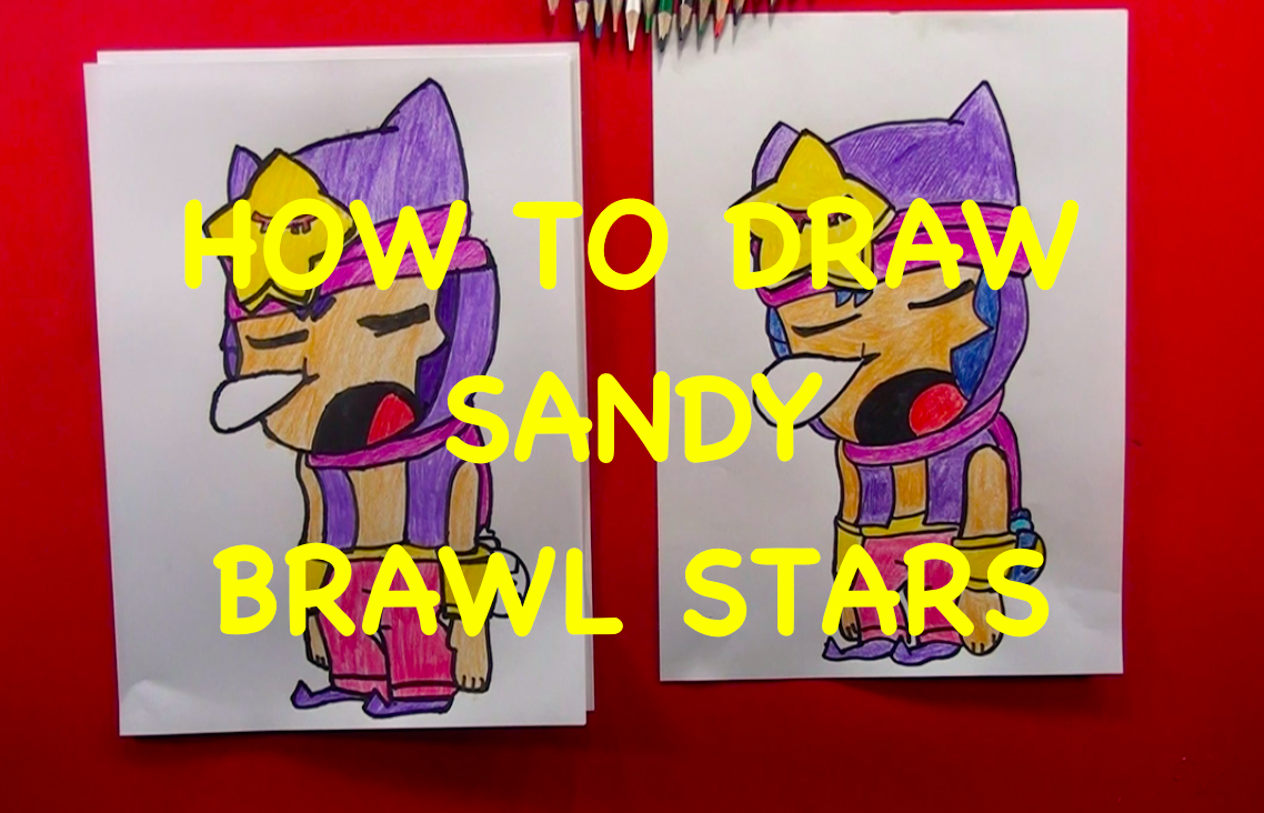 How to draw Sandy Brawl Stars — ART for KIDS